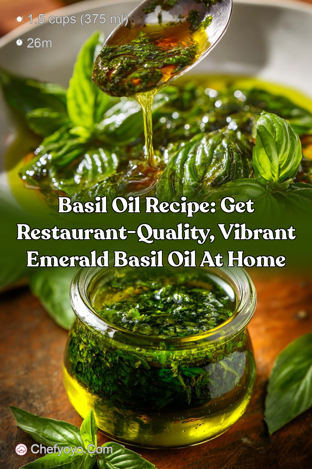 Basil Oil Recipe: How to Make Intense, Vibrant Green Basil…