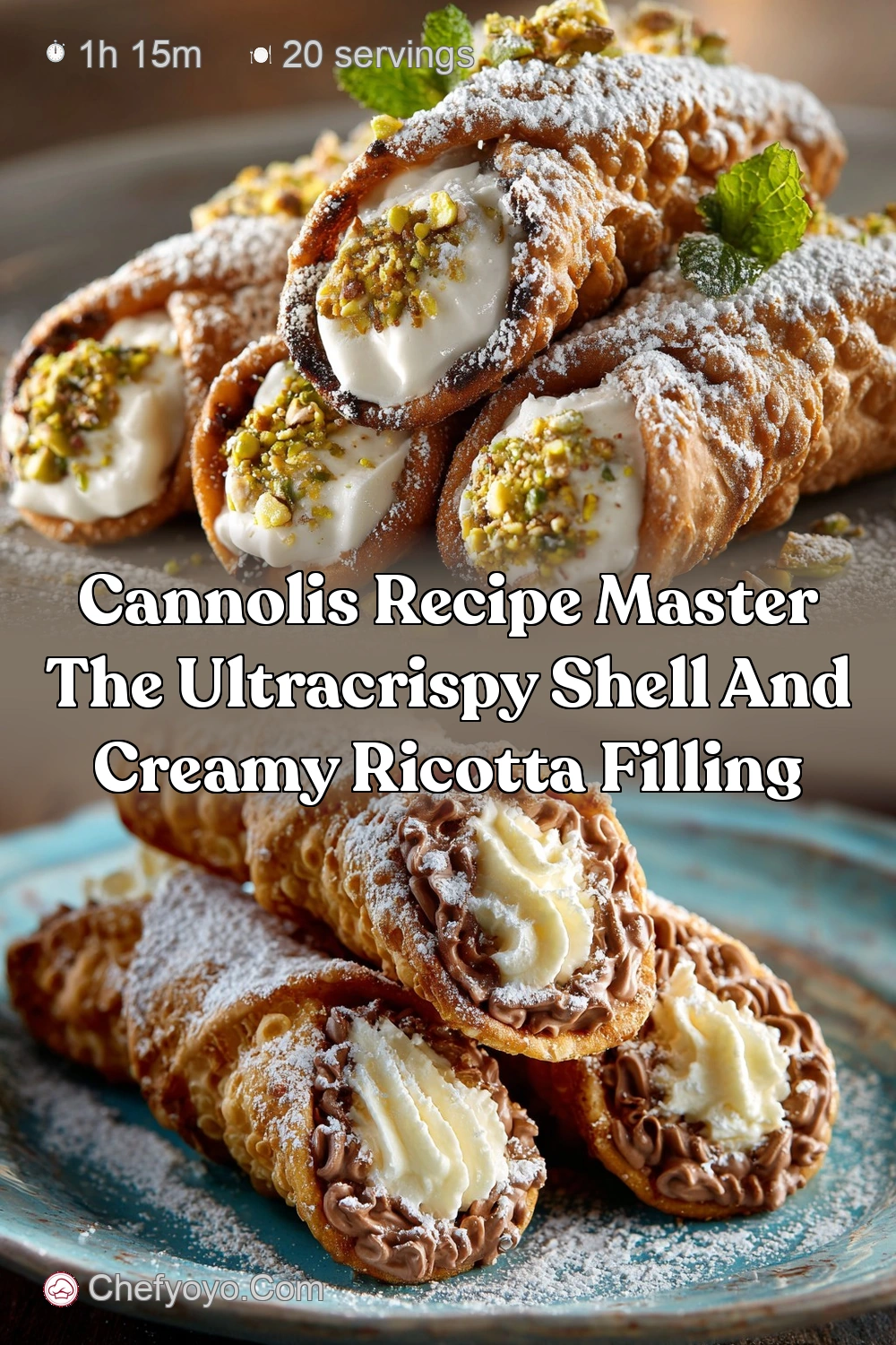 Cannolis Authentic Sicilian Recipe for Crispy Shells and…