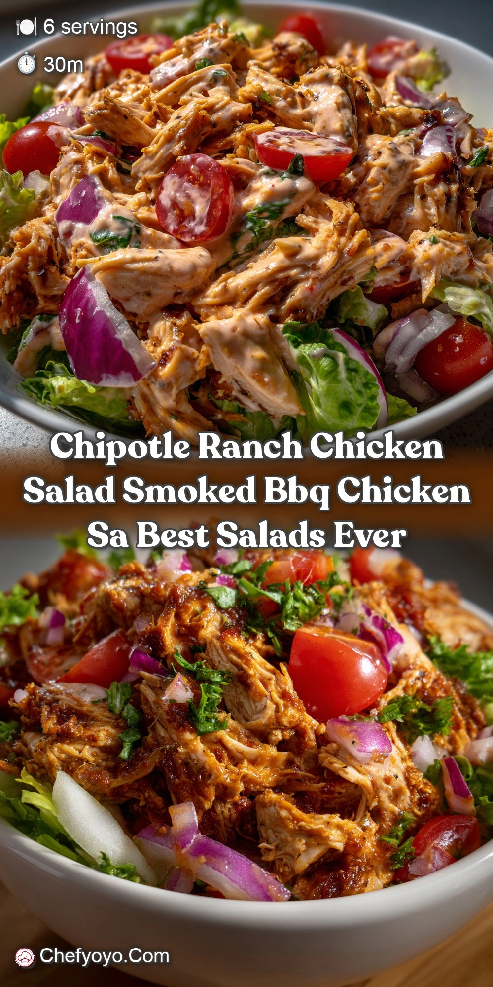 Chipotle Ranch Chicken Salad Smoked BBQ Chicken Sa: 20 Min…