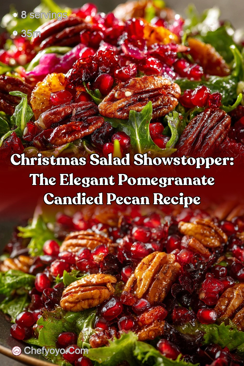 Christmas Salad Recipe: Vibrant Pomegranate Pecan Holiday…