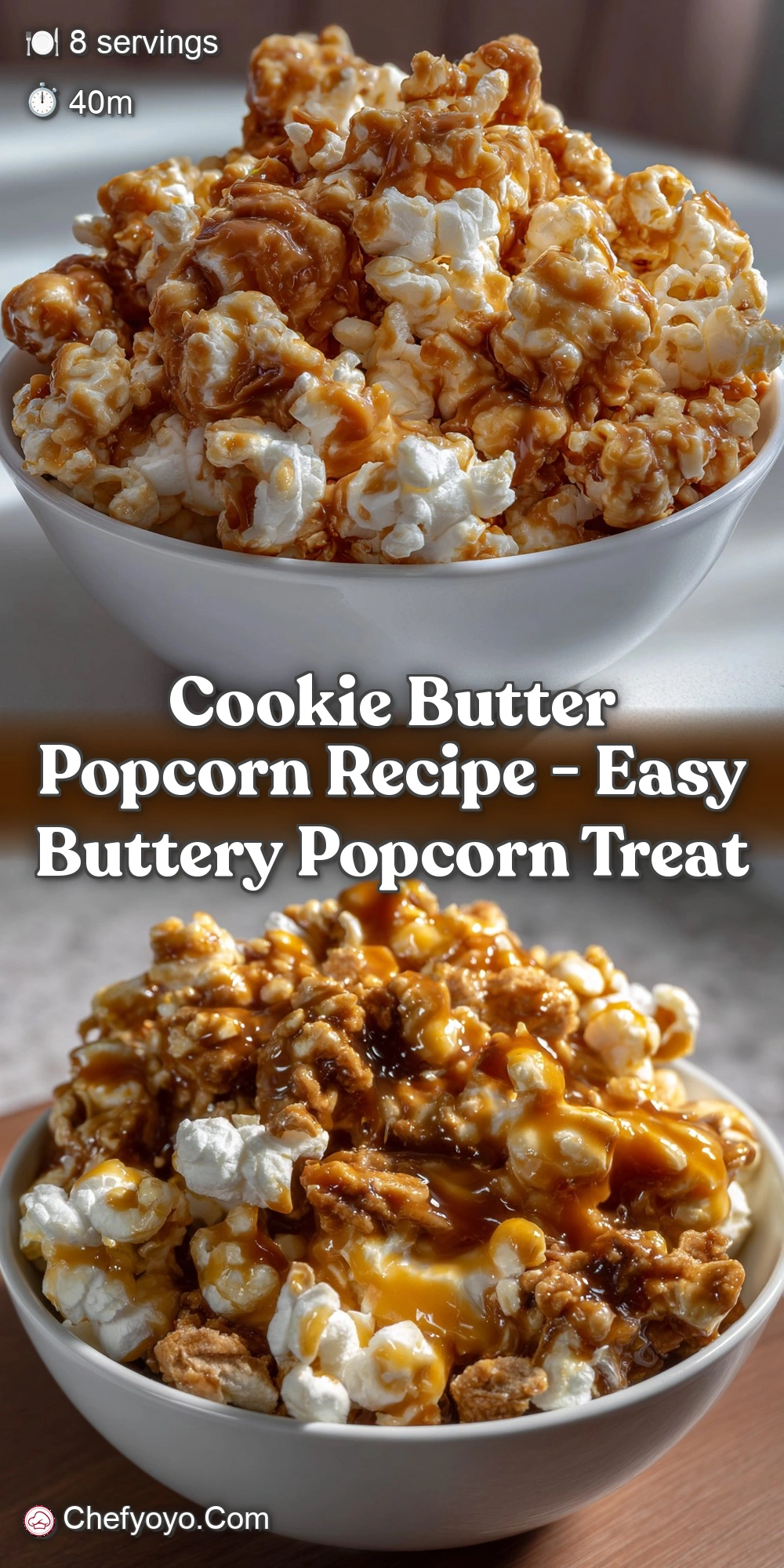 Cookie Butter Popcorn Recipe: Ultra-Crispy Biscoff Crunch