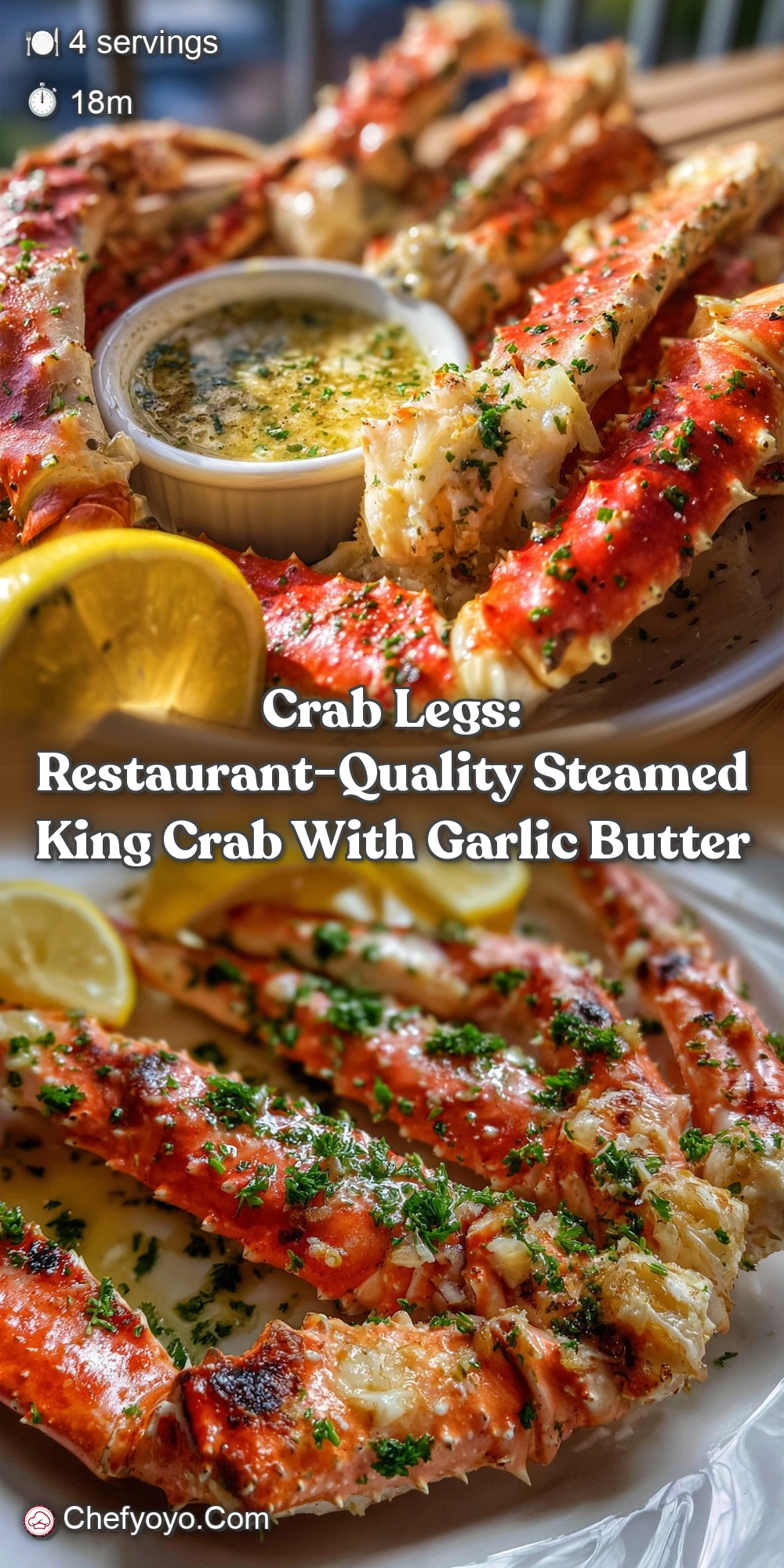 Crab Legs: Perfect Steamed King Crab Recipe with Butter
