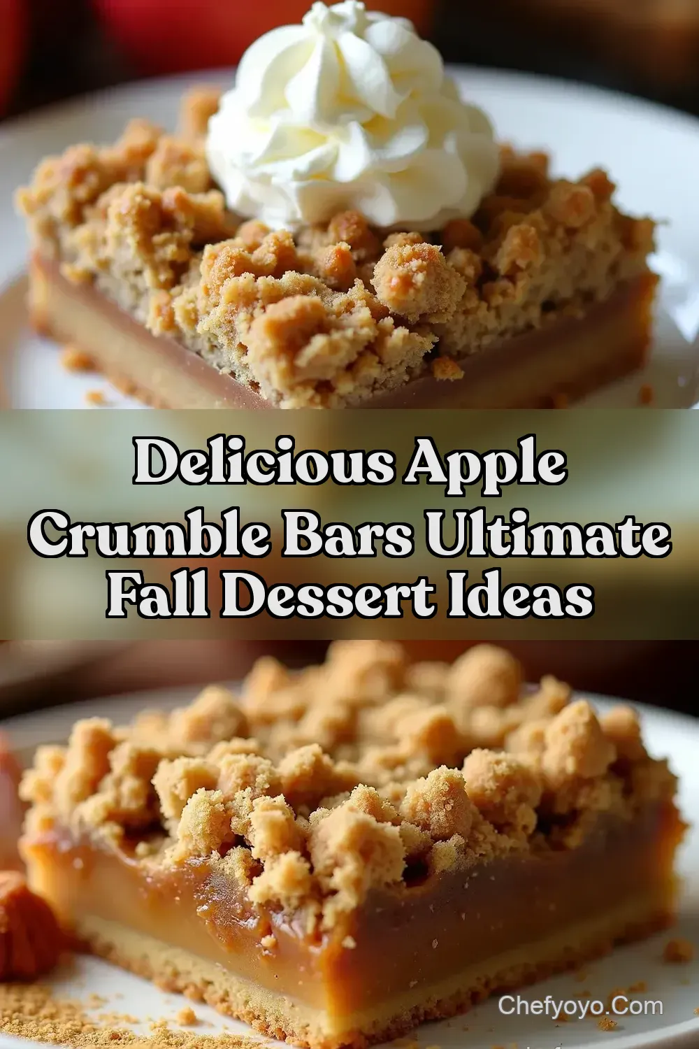 Spiced Apple Crumble Bars My GoTo Fall Potluck Desserts