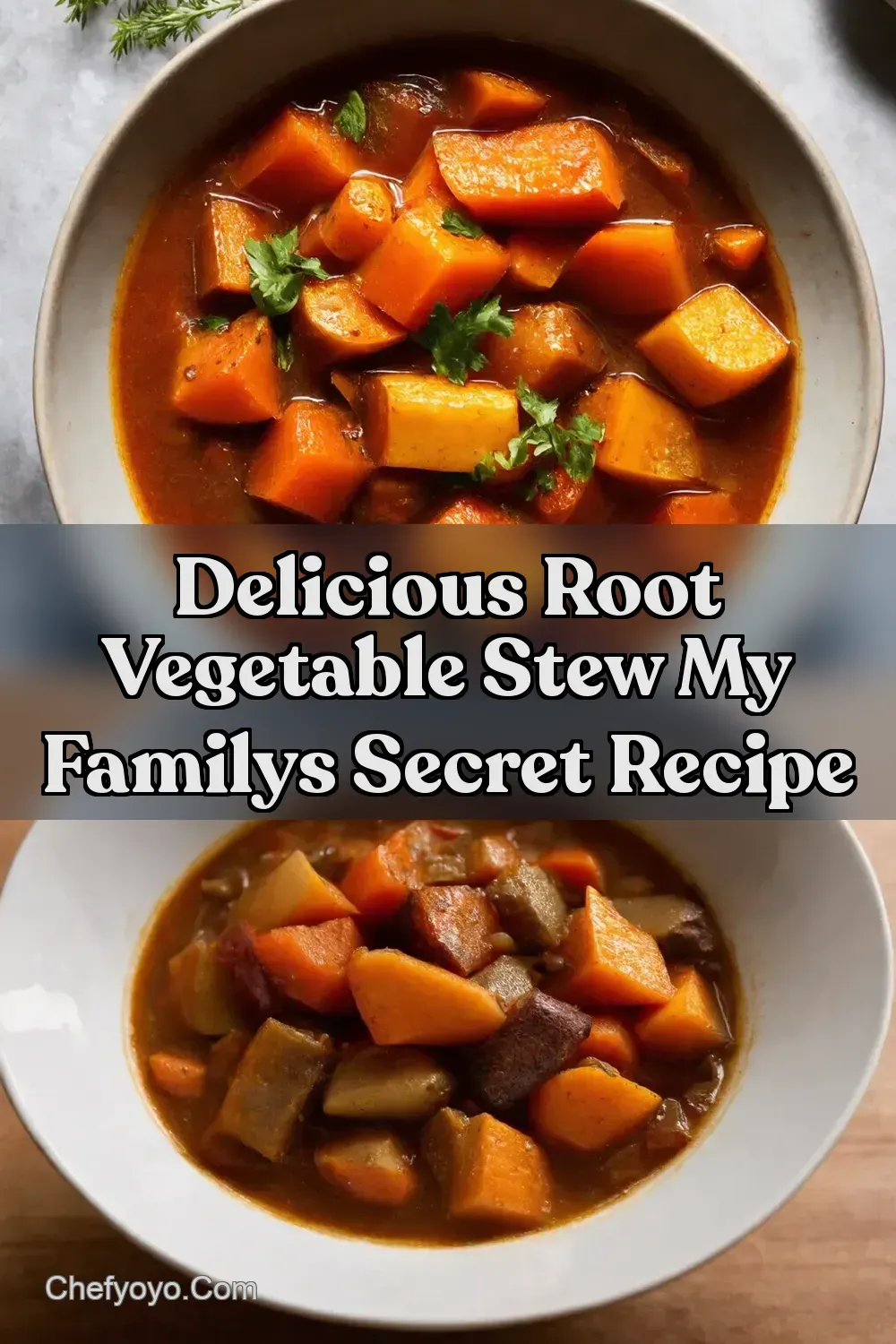 Roasted Root Vegetable Stew with Hearty Comfort in a Bowl