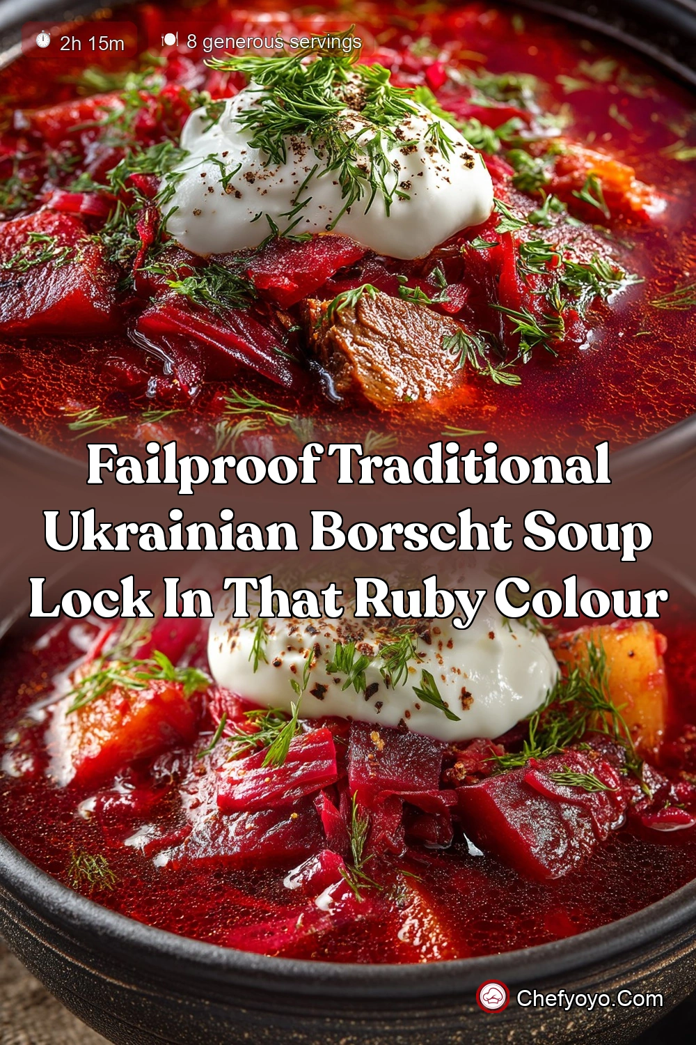 Authentic Ukrainian Borscht Soup The Ruby Red Recipe Secret