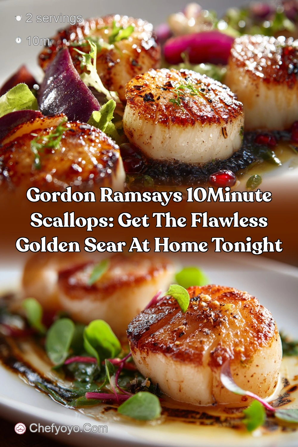 Gordon Ramsays 10Minute Scallops: Restaurant Magic in 10…
