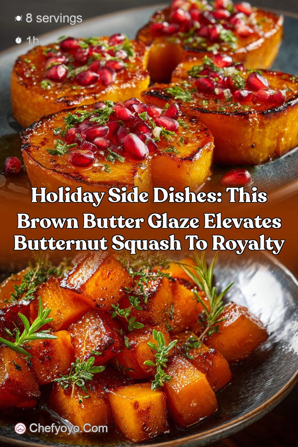 Holiday Side Dishes: Show-Stopping Maple-Glazed Butternut…