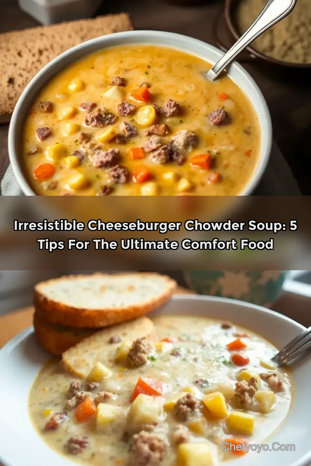 Delicious Cheeseburger Chowder Soup: My Family's Cozy…