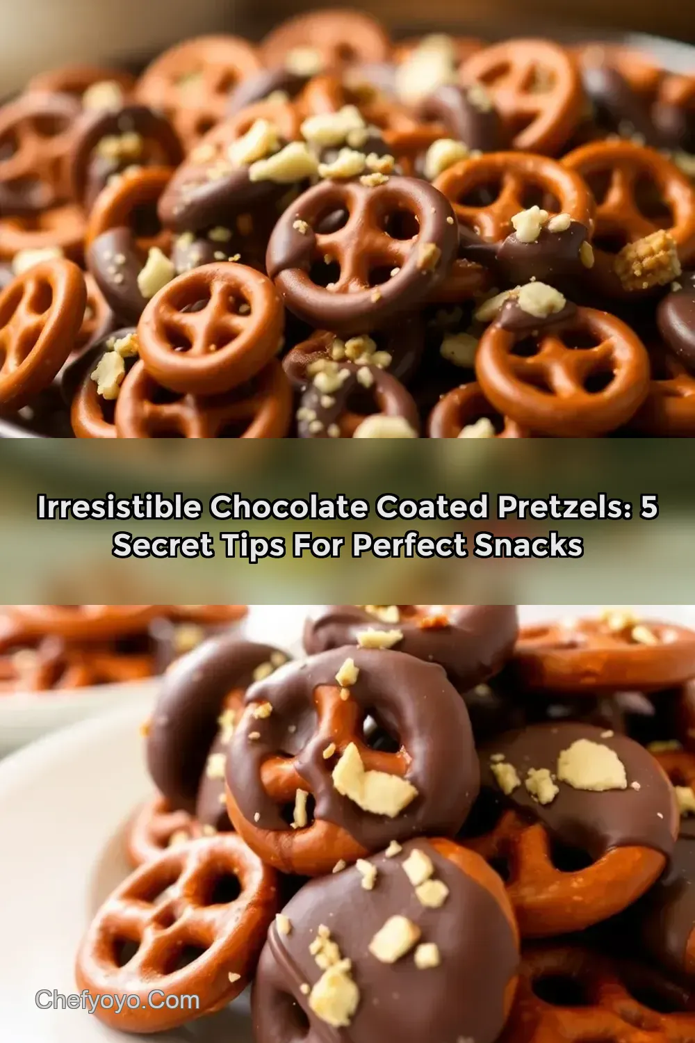 Decadent Chocolate-Coated Pretzels Recipe: Sweet & Salty…