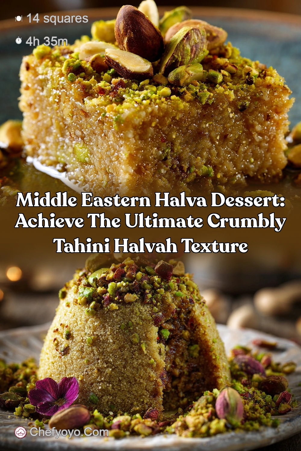 Middle Eastern Halva Dessert: The Ultimate Crumbly…