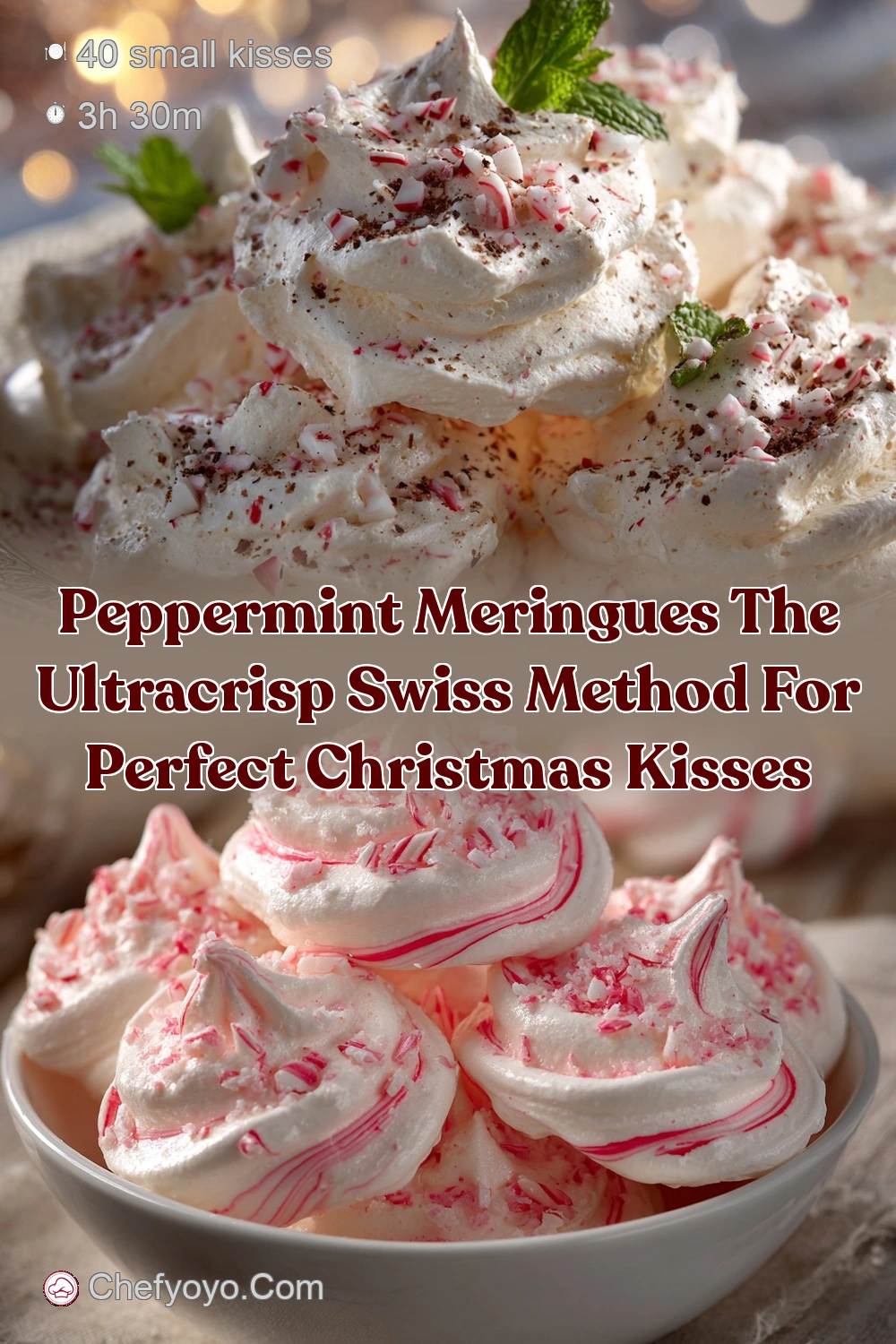 Peppermint Meringues Crisp Swiss Recipe for Elegant…