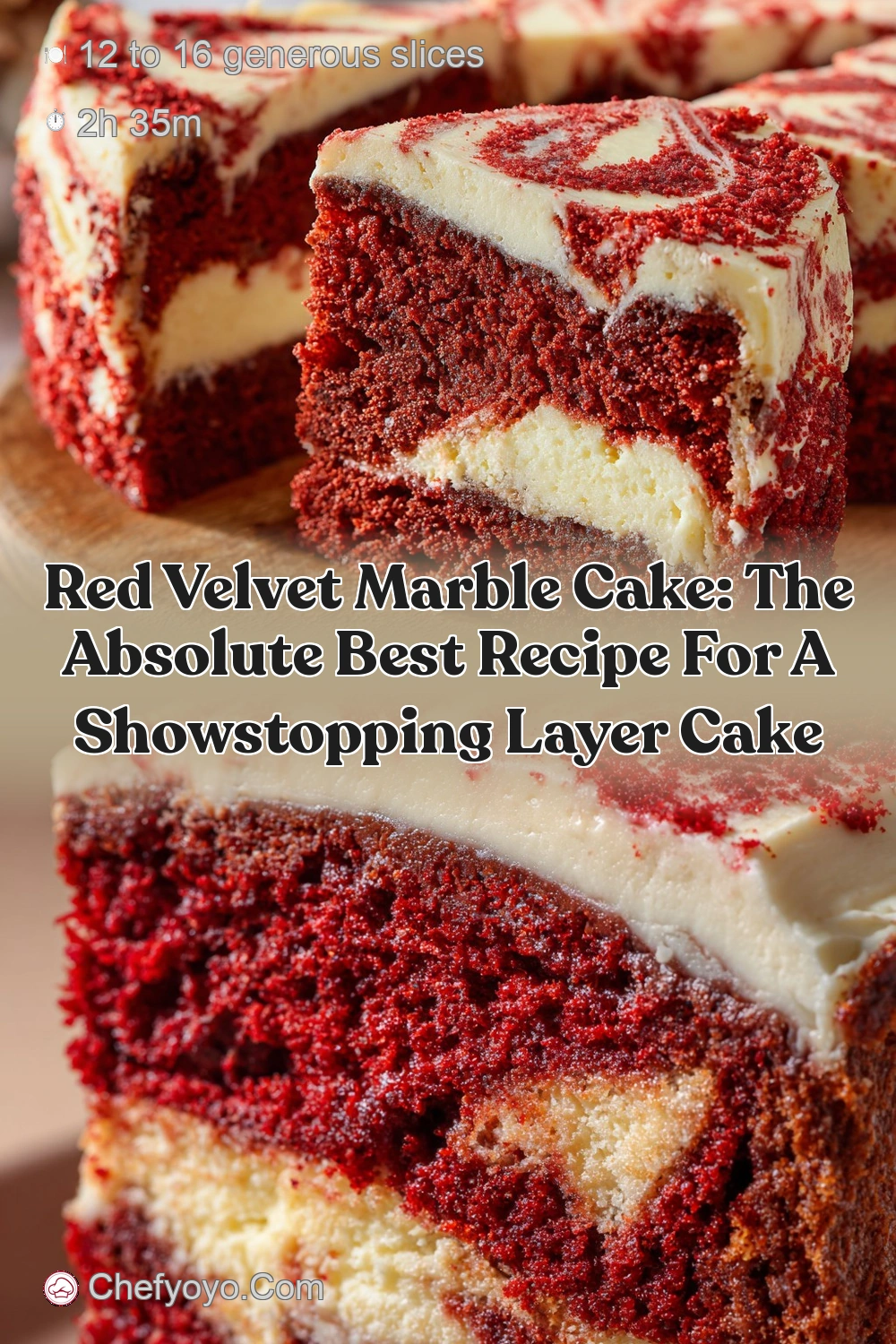 Red Velvet Marble Cake: The Best Scratch Recipe with Cream…