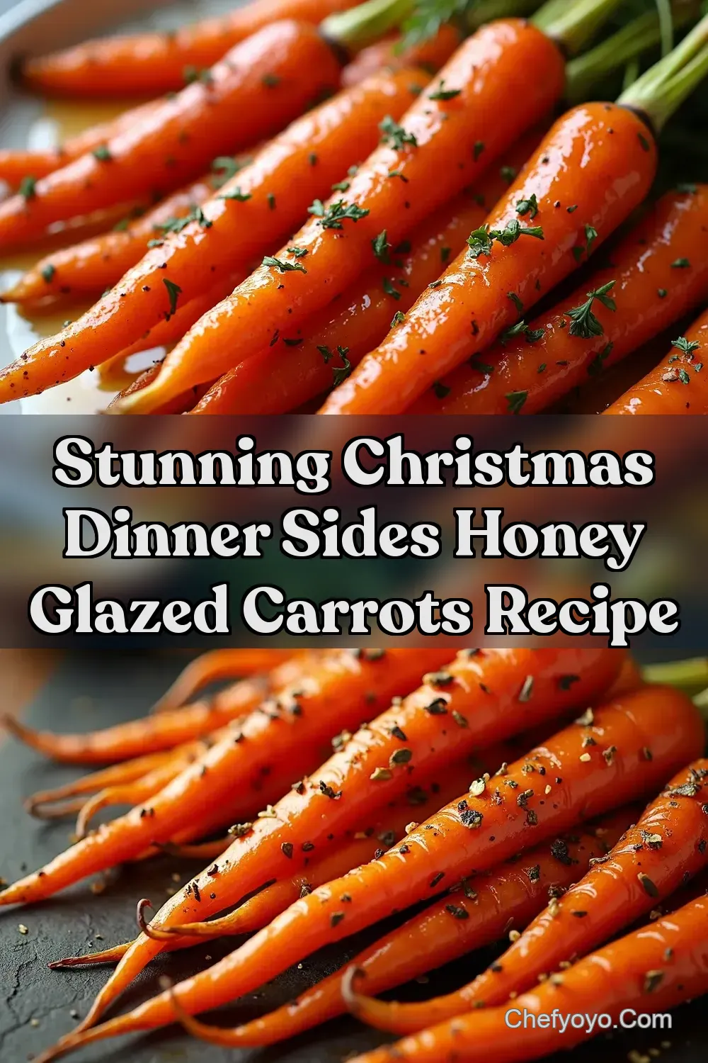 Festive HoneyGlazed Roasted Carrots Christmas Dinner Sides