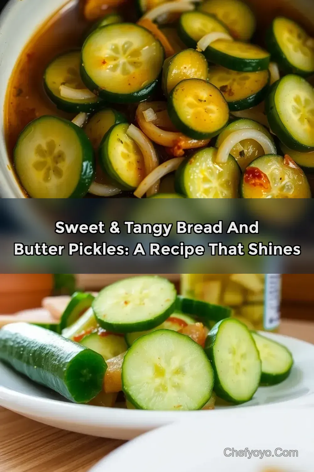 Delicious & Easy Bread and Butter Cucumber Pickle Recipe…