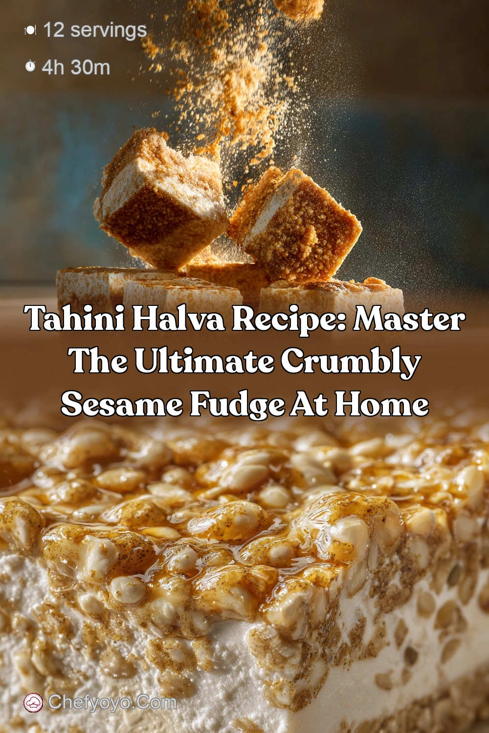 Tahini Halva: Get the Authentic Crumbly Sesame Fudge Texture