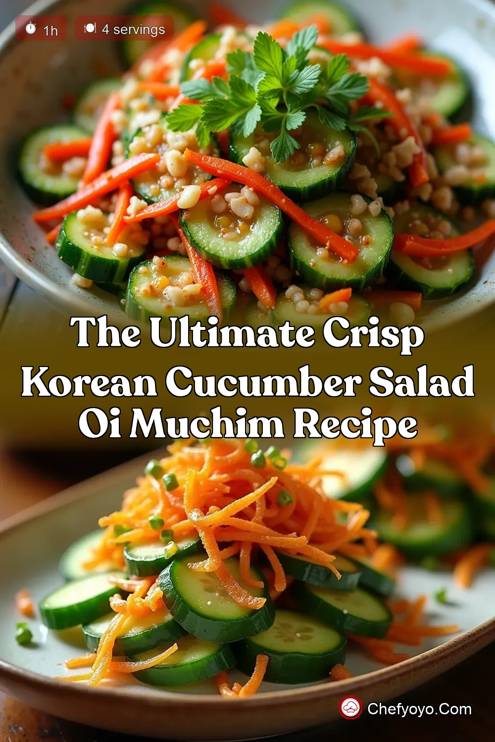 Best Korean Cucumber Salad Recipe Oi Muchim Crisp Spicy