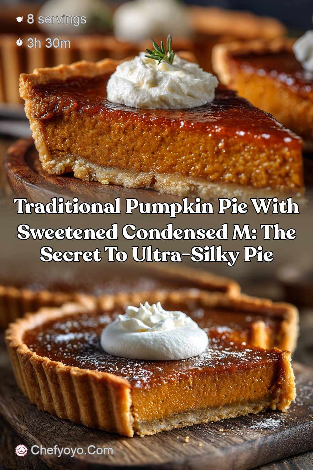 Traditional Pumpkin Pie With Sweetened Condensed M: The…