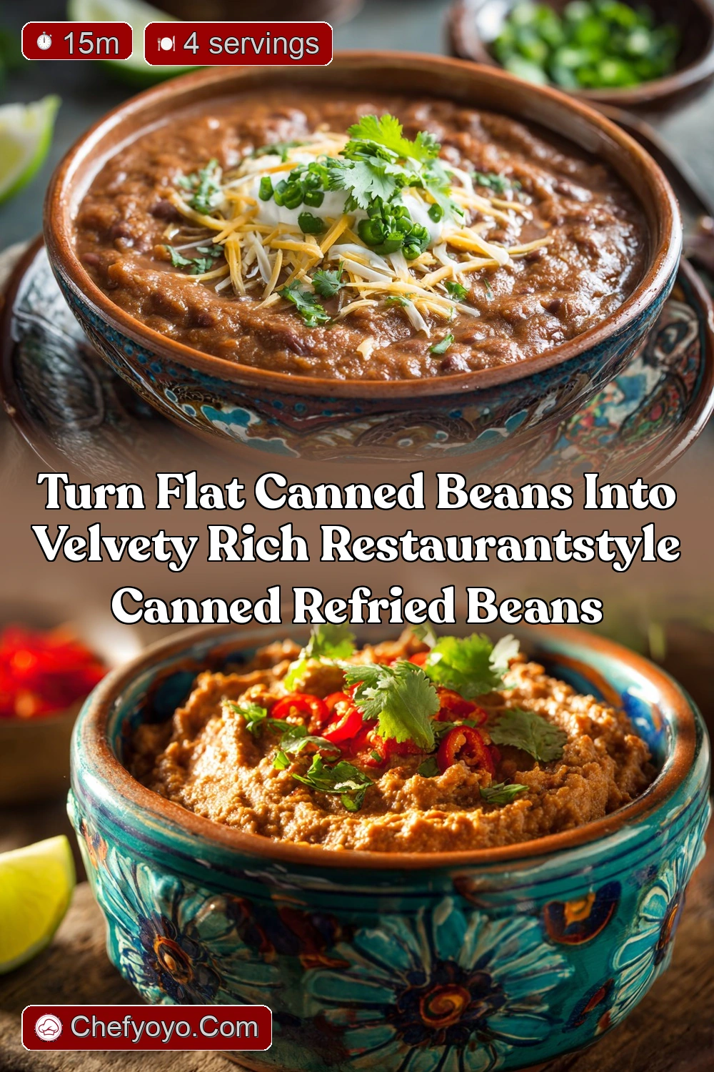 The Ultimate Hack RestaurantStyle Canned Refried Beans in…