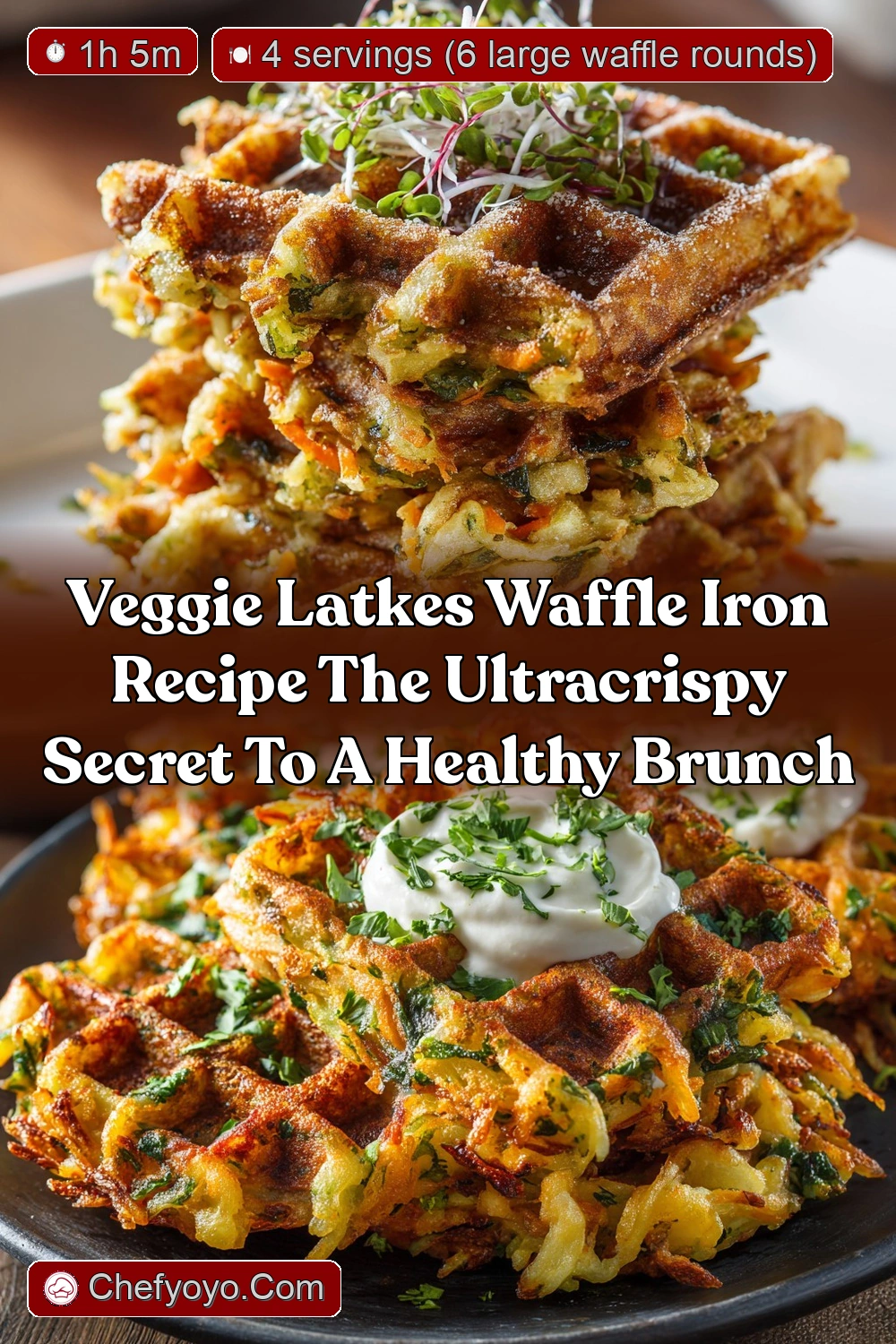 Veggie Latkes Waffle Iron The Crispiest NoFuss Healthy…