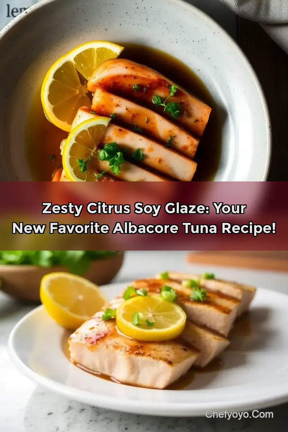 Easily Seared Albacore Tuna Recipe with Zesty Citrus Soy…