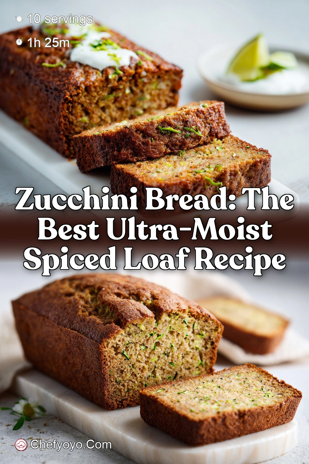 Zucchini Bread: The Very Moist Spiced Quick Loaf Recipe