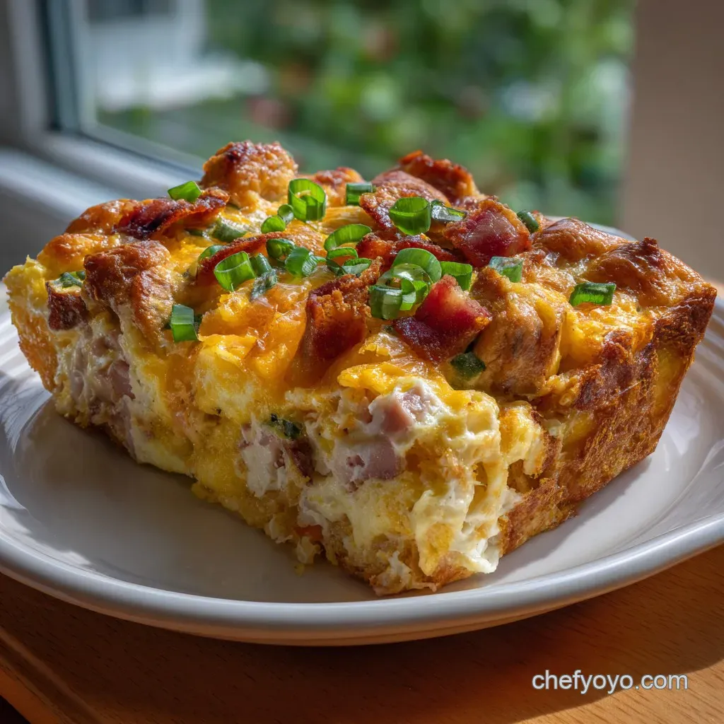 Breakfast Casserole: Ultra-Crispy Hash Brown Base - ChefYoyo