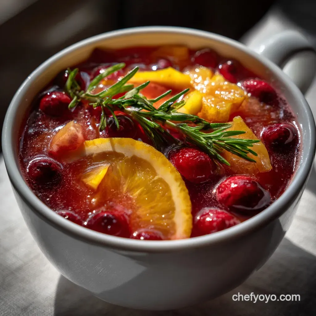 Christmas Punch: Effervescent Botanical Fusion - ChefYoyo