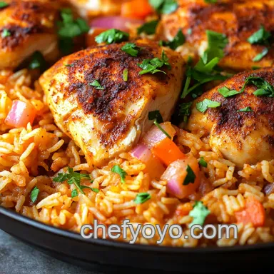 Sazon-Spiced Chicken & Rice: Caribbean Comfort! - ChefYoyo
