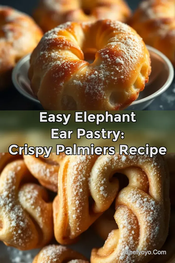 Fairground Favourite Elephant Ears! Easy Palmiers Recipe