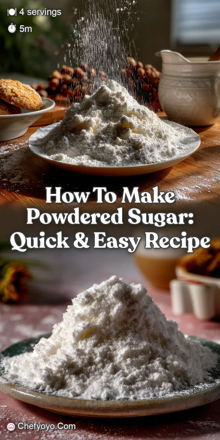How To Make Powdered Sugar: The 5-Minute Pantry Hack