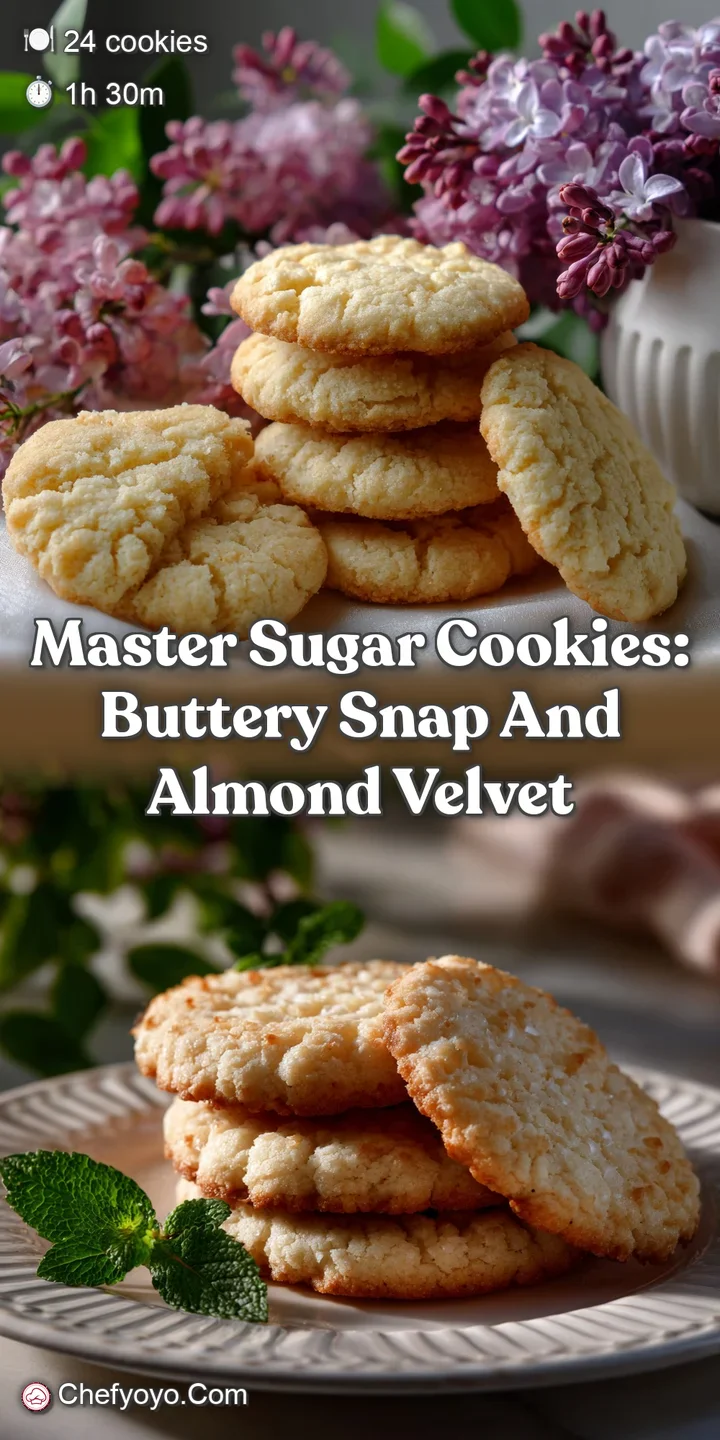 Sugar Cookies: Buttery Snap and Almond Velvet - ChefYoyo