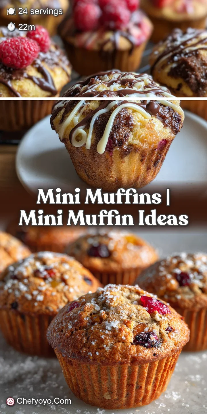 Mini Muffins in 22 Minutes Baked - ChefYoyo