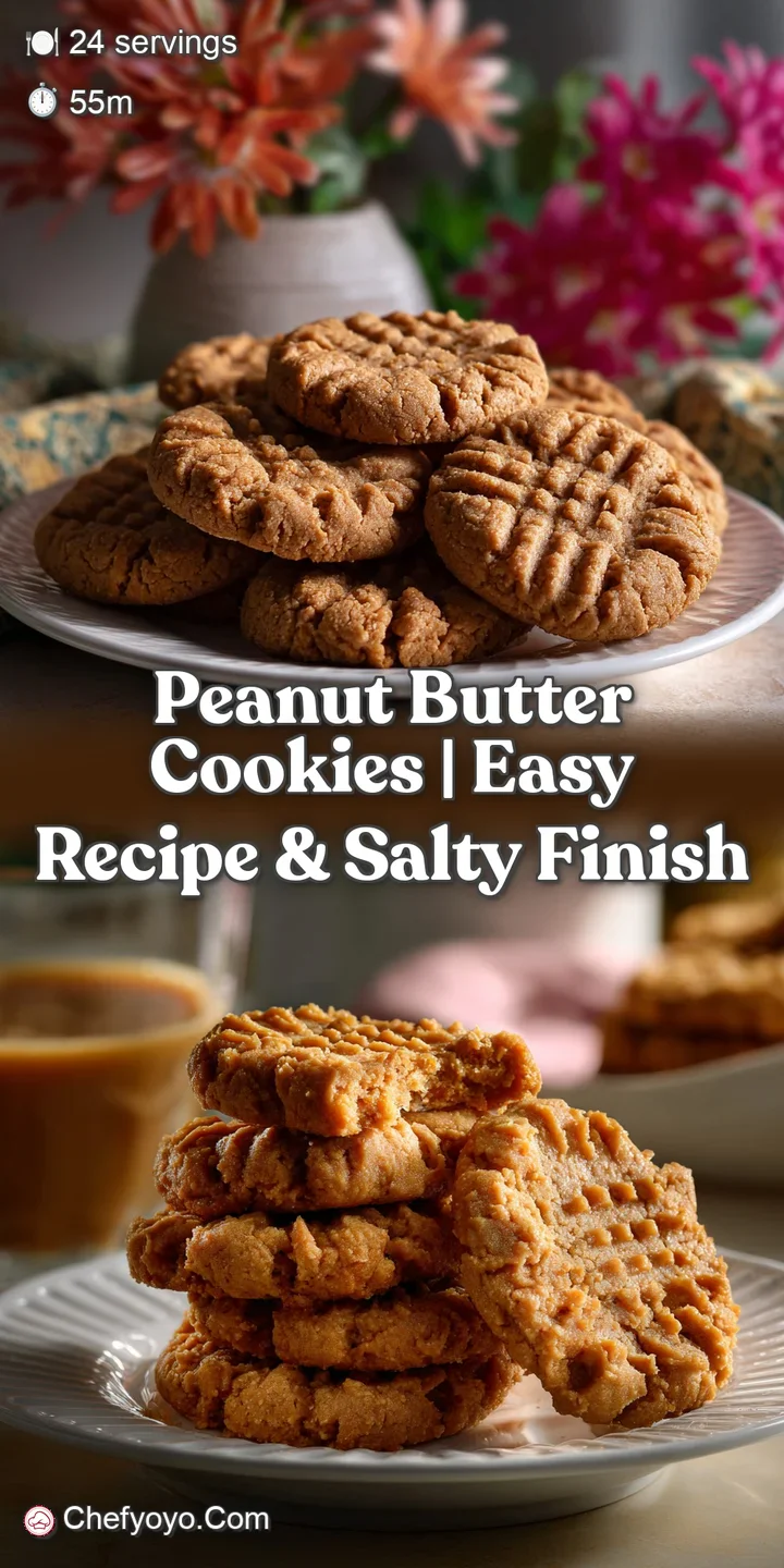 Peanut Butter Cookies: Velvety Centers - ChefYoyo