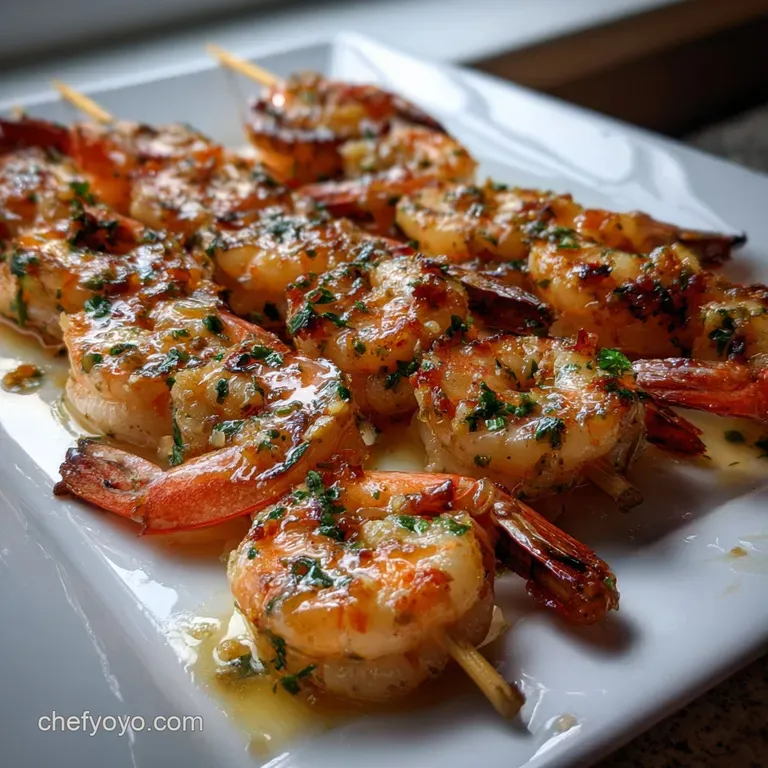 New Years Eve Food Idea with Garlic Shrimp - ChefYoyo