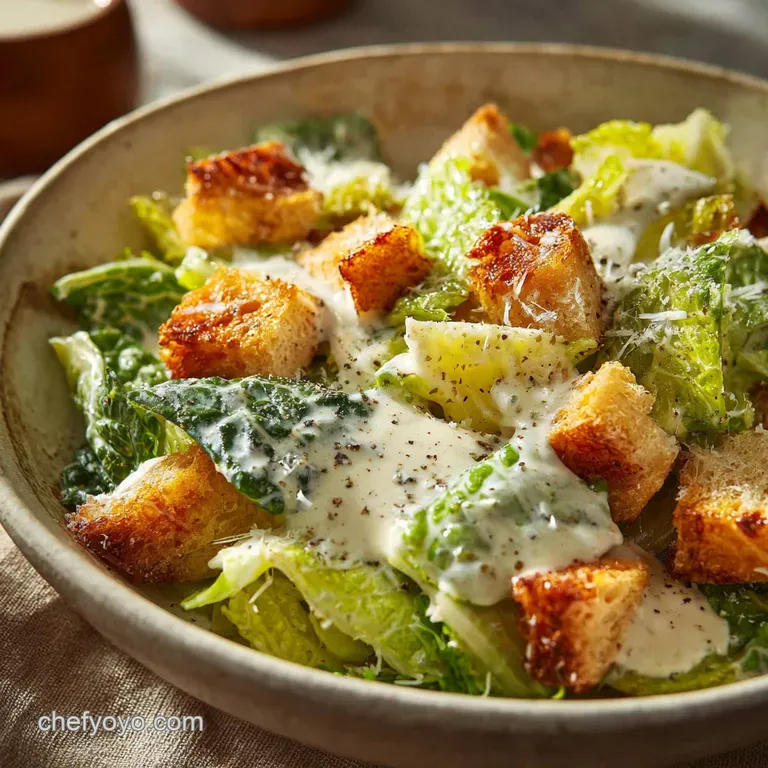 Best Classic Caesar Dressing Recipe UmamiRich Foolproof