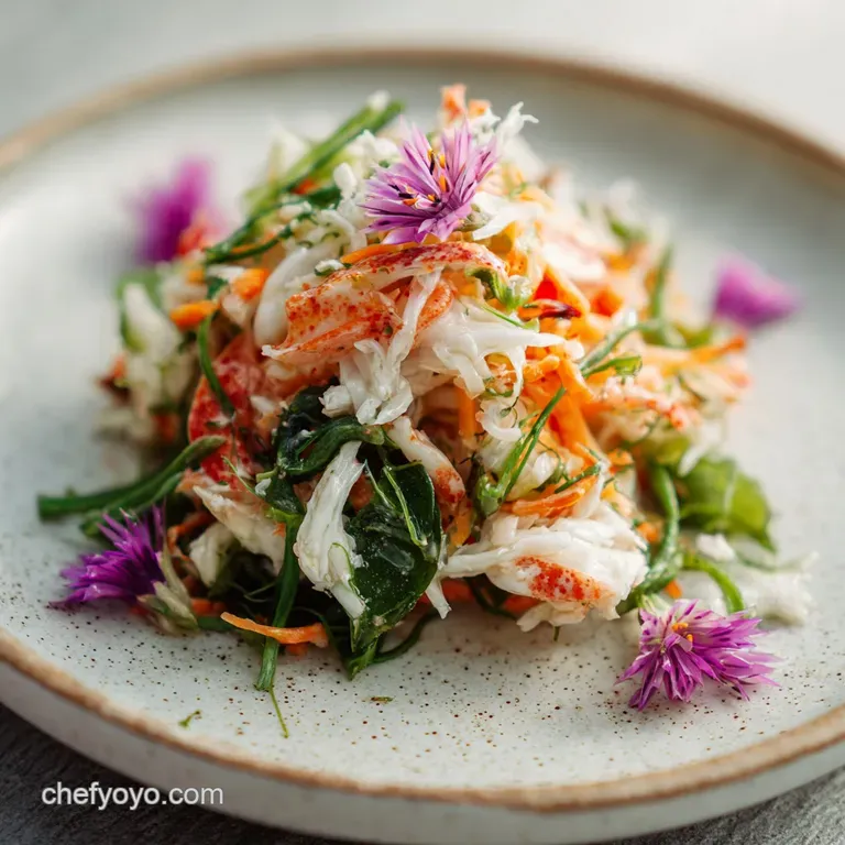Salade Crabe Japonaise: Ready in 10 Minutes - ChefYoyo